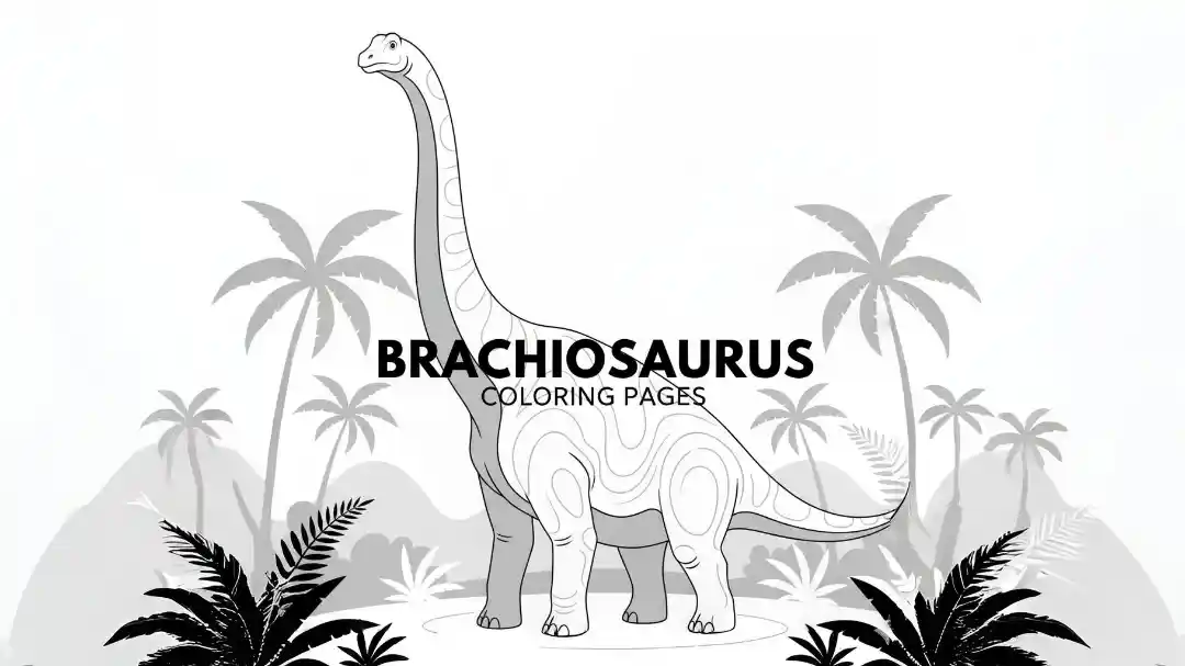 20+ Brachiosaurus Coloring Pages | Free Printable PDFs